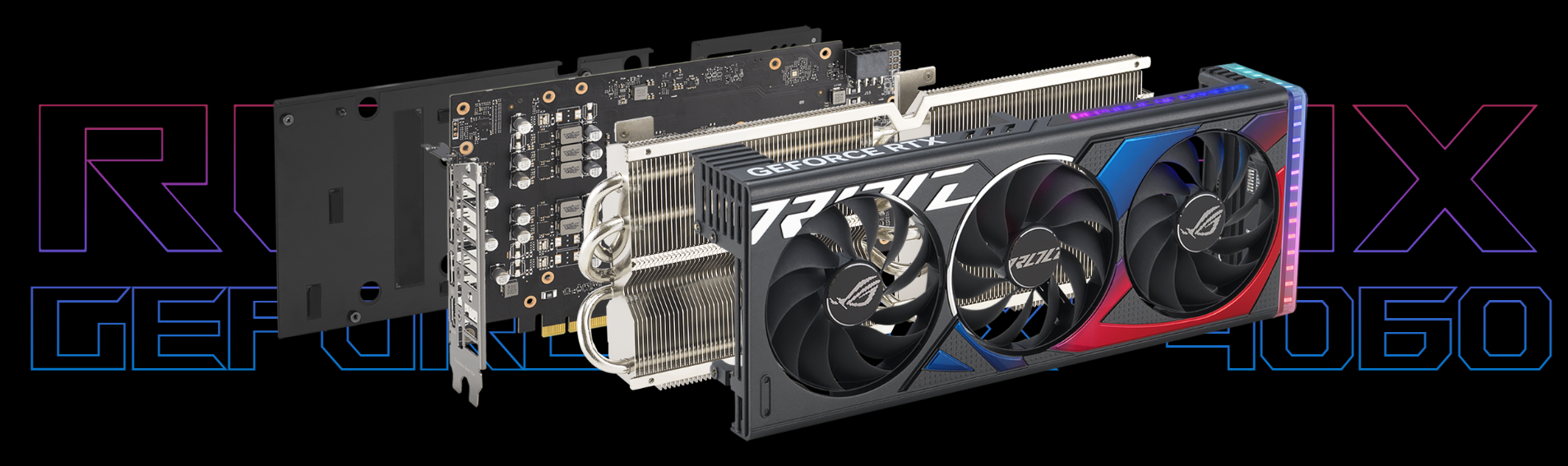 ASUS ROG Strix GeForce RTX 4060 OC Edition 8GB GDDR6 Graphics Card ...