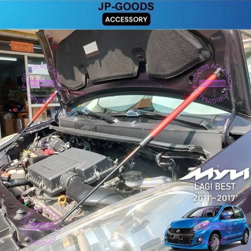 Perodua Myvi Lagi Best / Icon 2011 - 2017 Sustec Front Hood Damper 20CS ...