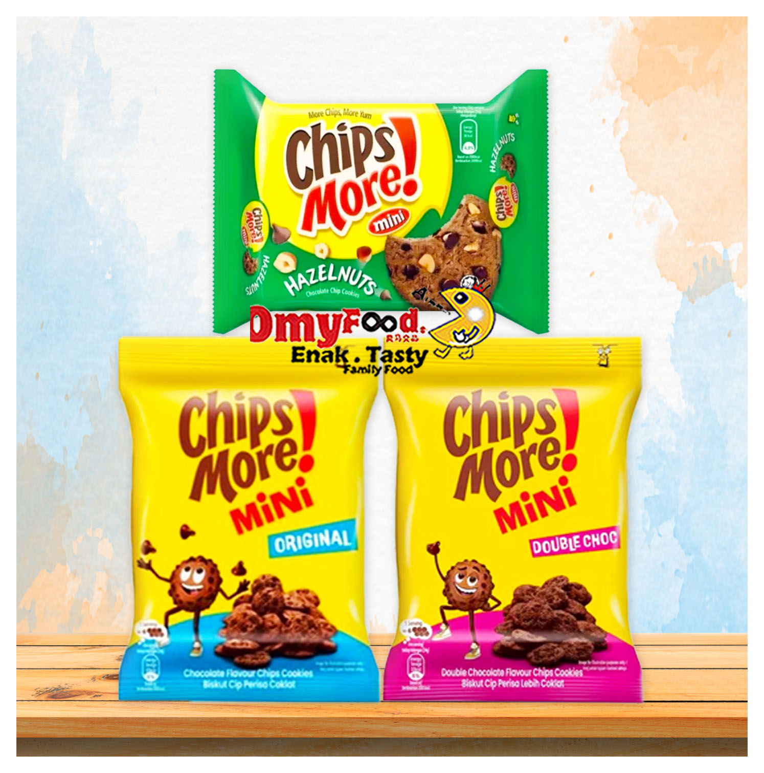 72g / 80g Mini Chipsmore Chocolate Chip Cookies [ Original/ Double ...