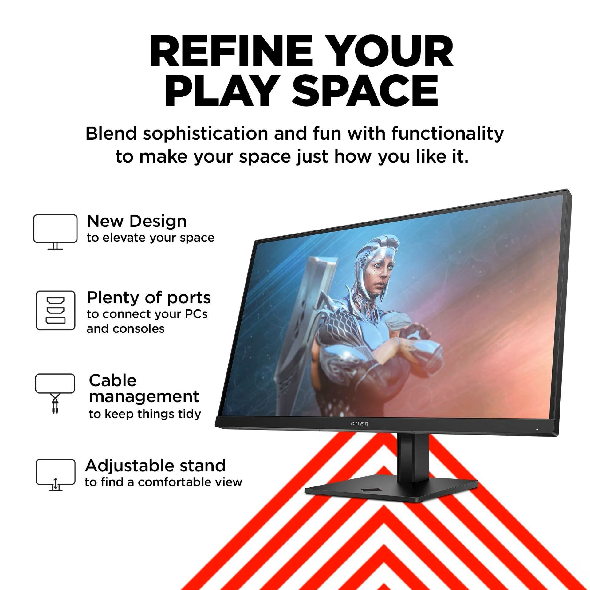 HP OMEN 27 FHD 165Hz Gaming Monitor - 780G0AA | Shopee Malaysia