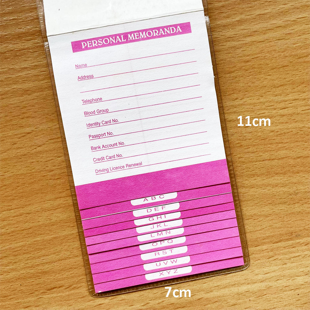 Mini Address and Phone Book / Retro Design / Old Fashion | Shopee Malaysia
