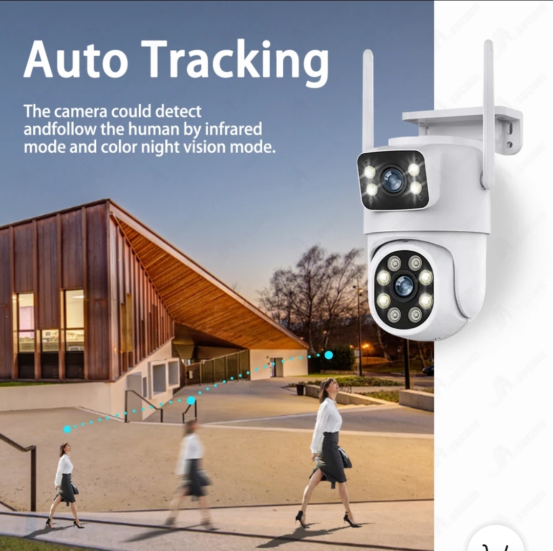 iPPro / Eseecloud Dual Lens Dual Screens 8MP 5K Ultra HD PTZ Wireless ...