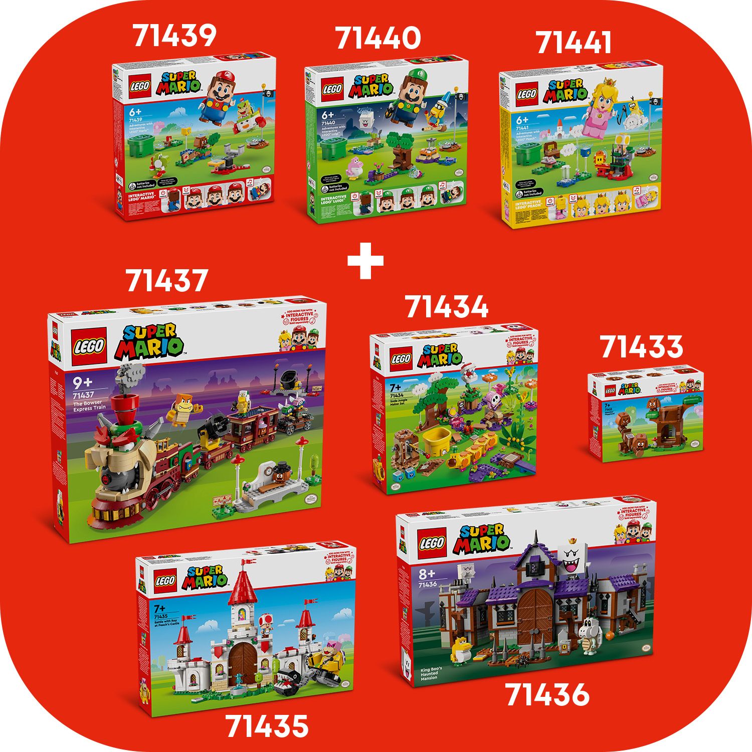 LEGO Super Mario 71434 Soda Jungle Maker Set (598 Pieces) | Shopee Malaysia