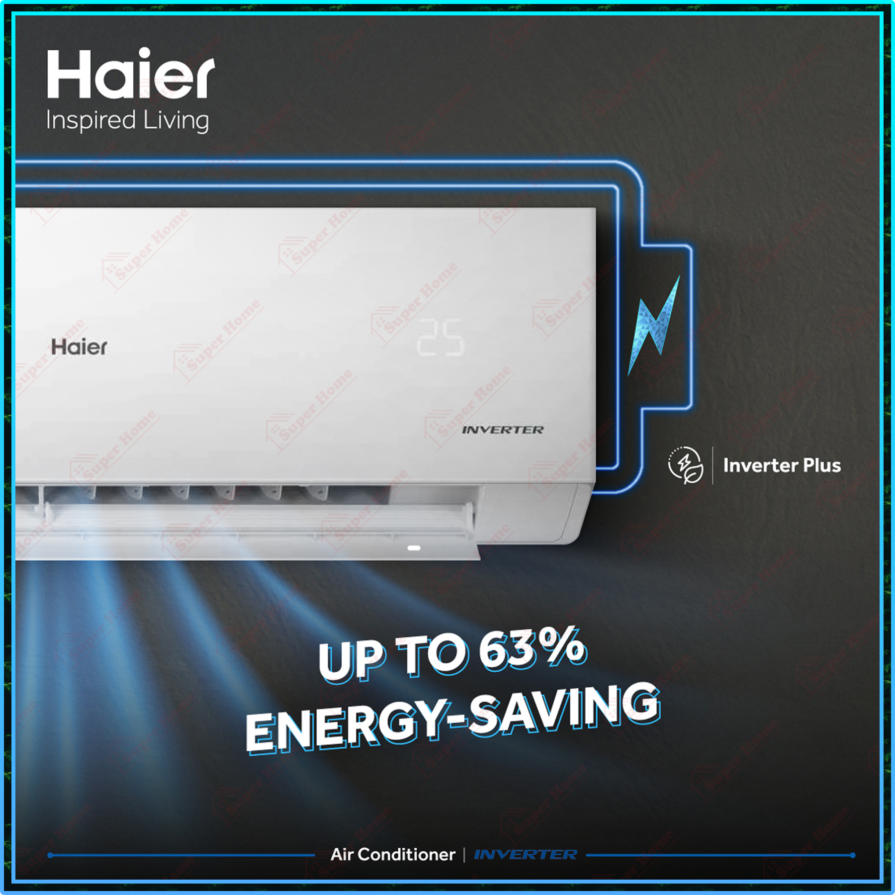 NUR E-Rebate RM200 Haier DC INVERTER R32 Aircond VQA | VQB | VQC R32 ...