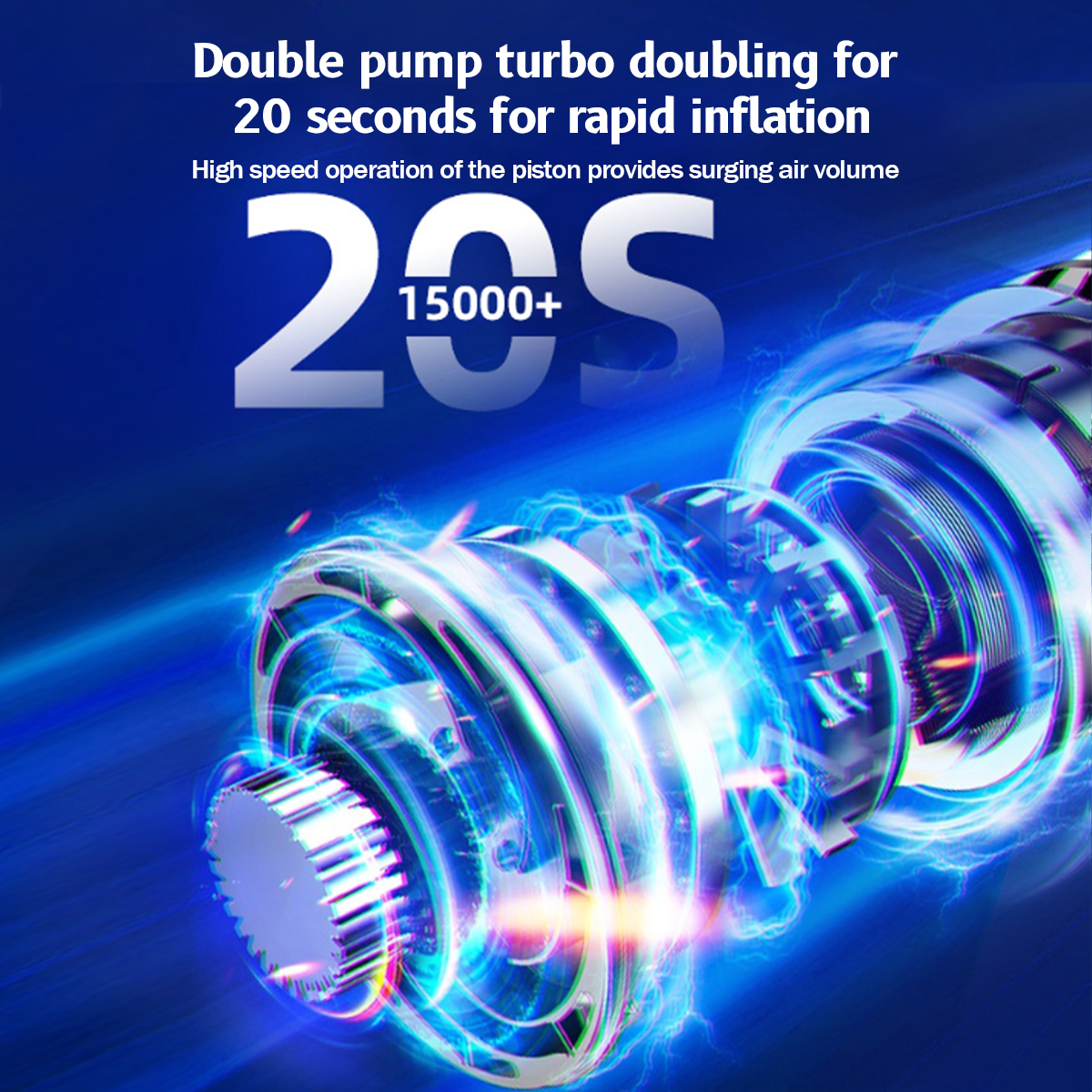 Wireless Kereta Digital Pump Tyre 120W 7.4V Pump Pam Angin Elektrik ...