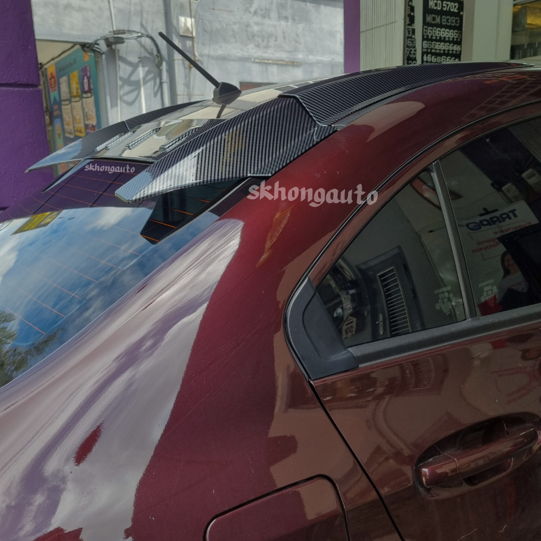 proton saga vvt mc1 mc2 2016-2024 car top spoiler forged carbon fiber ...