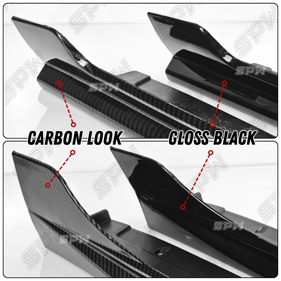 Perodua Axia (2023-2025) GR Side Skirt Diffuser Lip Skirting Lips Paint ...