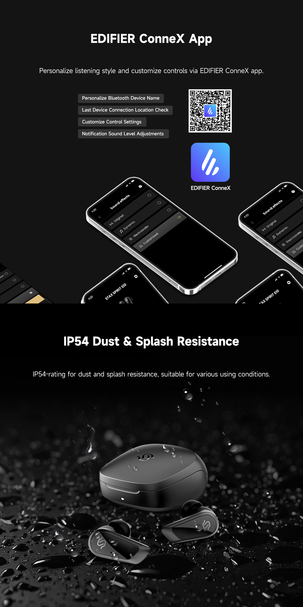 Edifier STAX SPIRIT S10 World's 1st Planar Magnetic TWS Earphones ...