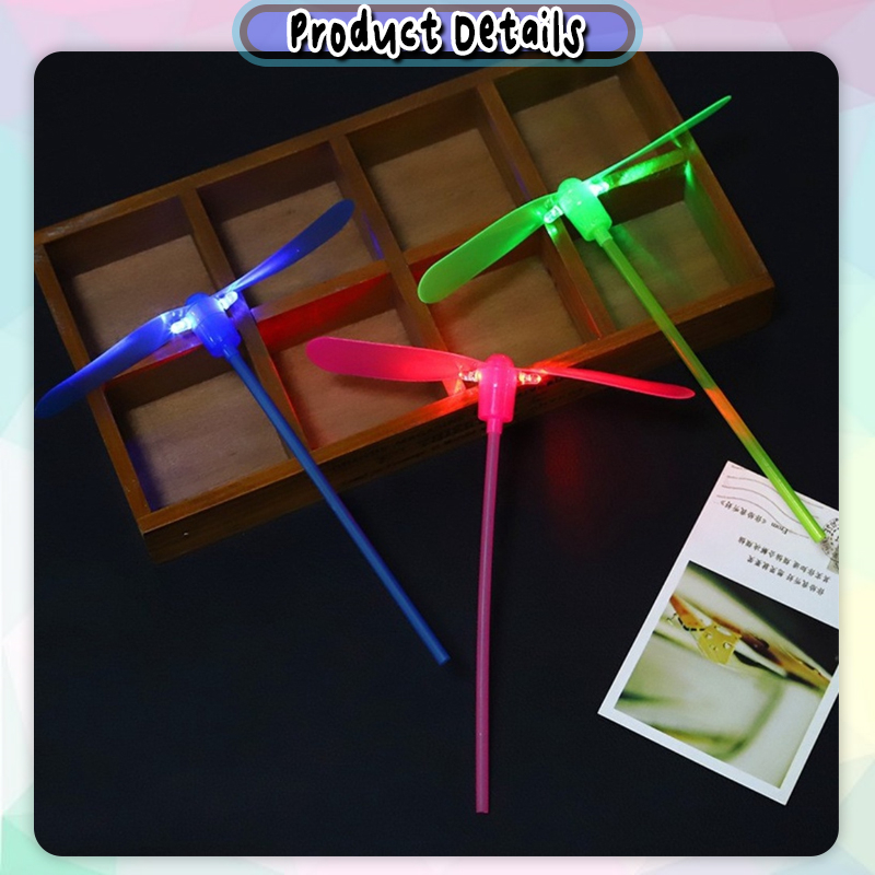 [Happy Kids] LED Flying Toy Dragonfly Stick LED Flying Fairy Arrows ...