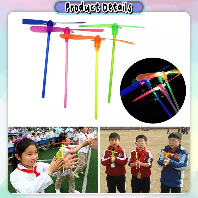 [Happy Kids] LED Flying Toy Dragonfly Stick LED Flying Fairy Arrows ...