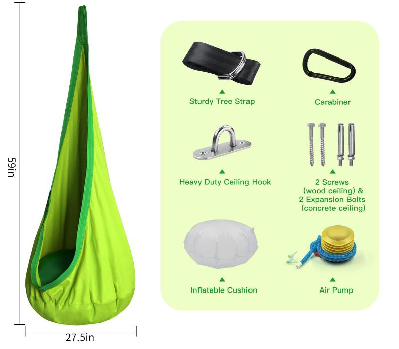 Sensory Pod Swing calming autism or sensory processing disorders ...