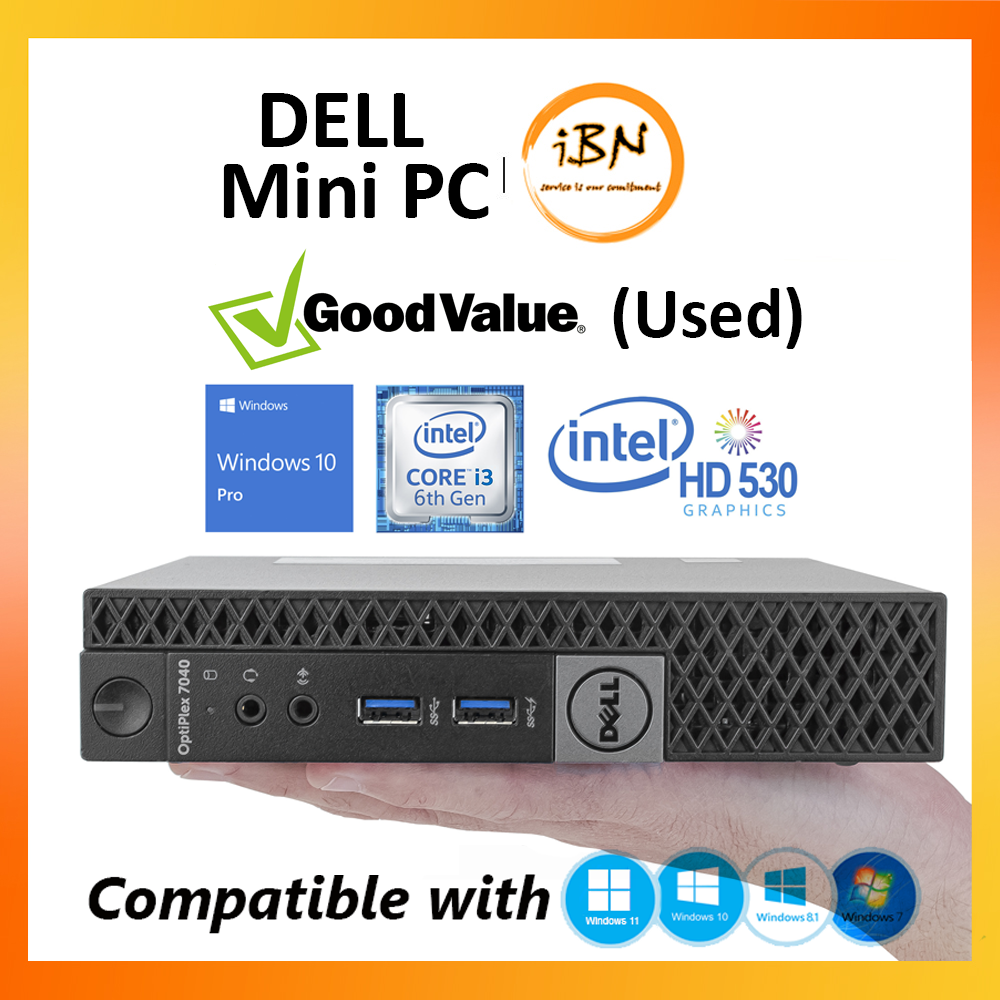 (Refurbished) Dell Optiplex 7040 D10U - Thin client Mini PC [ i3-6TH ...