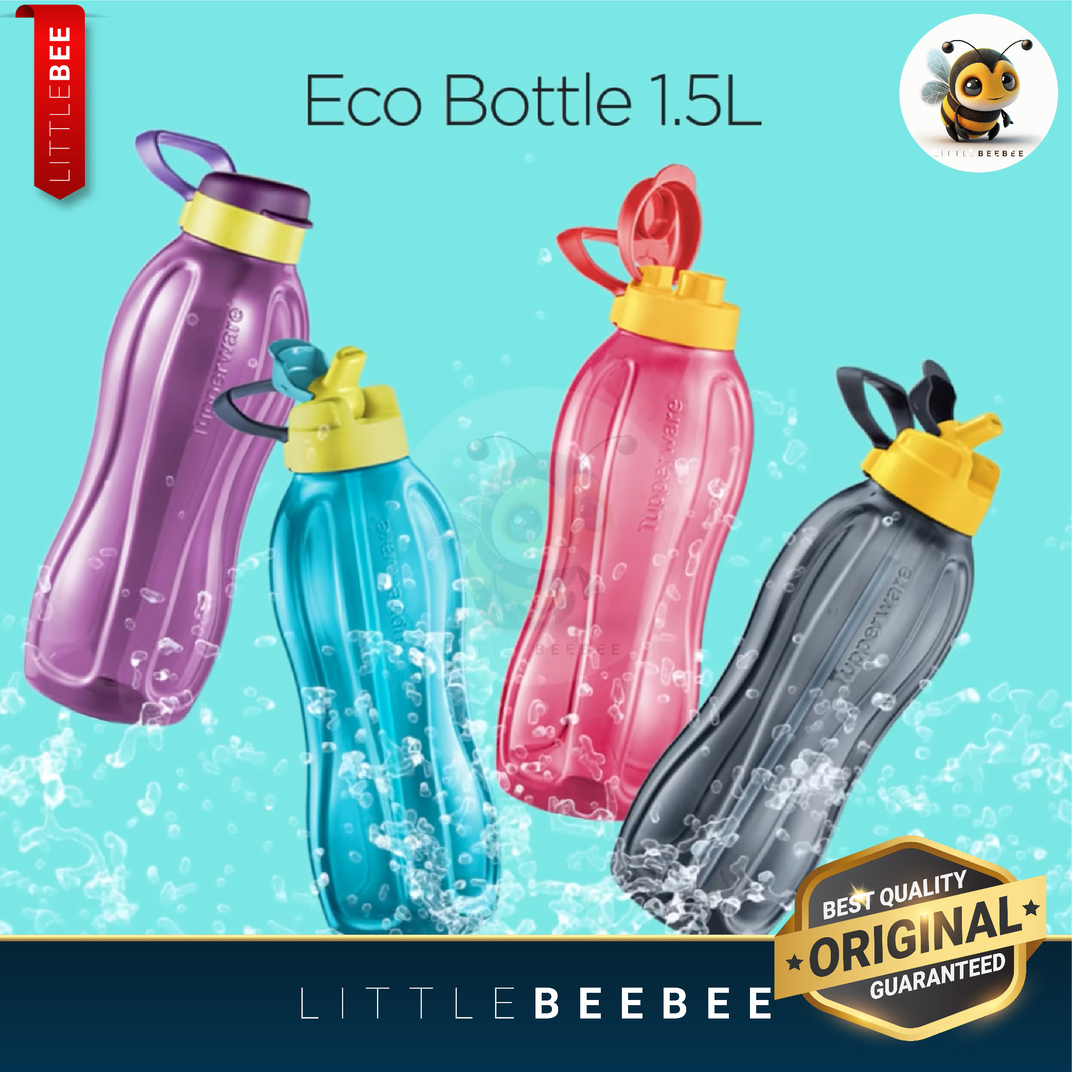 🔥 TUPPERWARE Bottle 2L Tupperware Bottle 1 5 Liter Slim Bottle ...