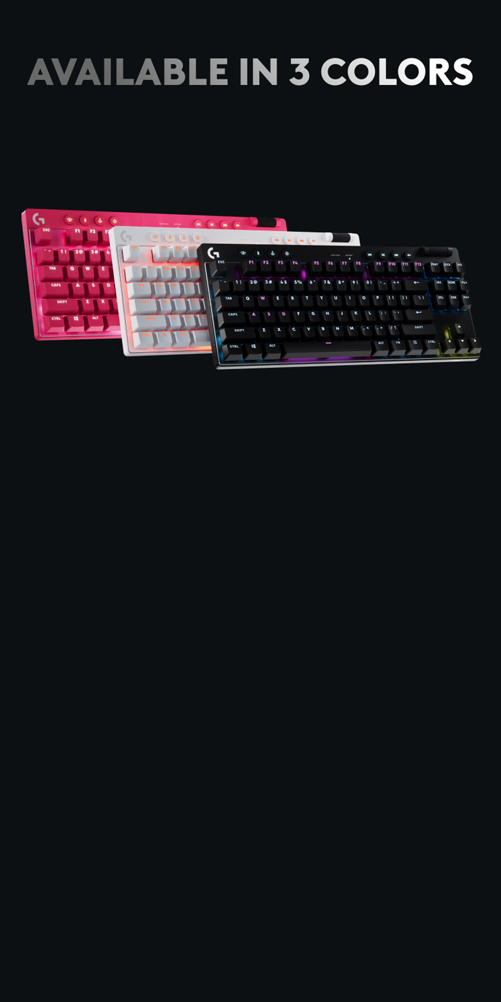 Logitech G PRO X TKL LIGHTSPEED Wireless Gaming Keyboard, Ultra ...