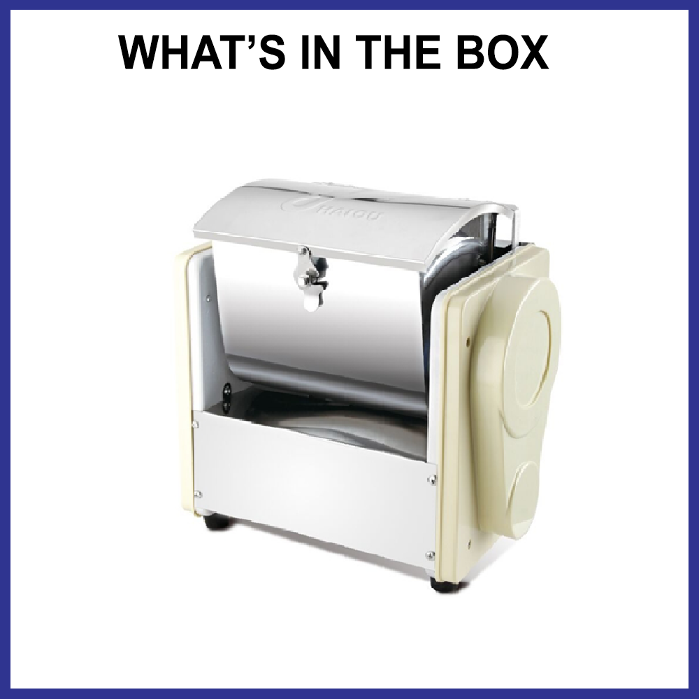 Imbaco Horizontal Flour Mixer Mixing Machine Dough Mixer 2Kg Stainless ...