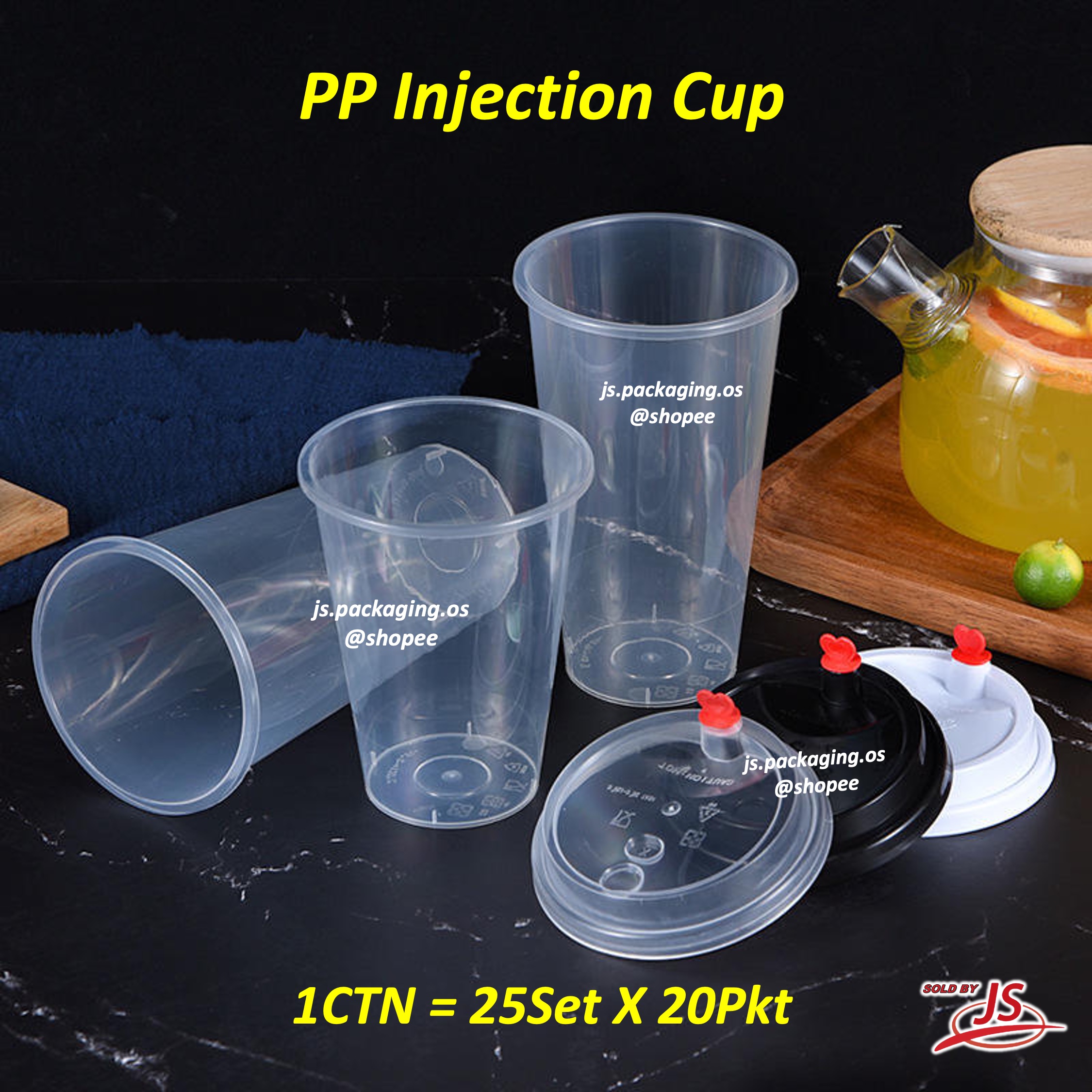 PP Injection Disposable Juice Boba Tea Milk Tea Cup Tribute cup PP ...