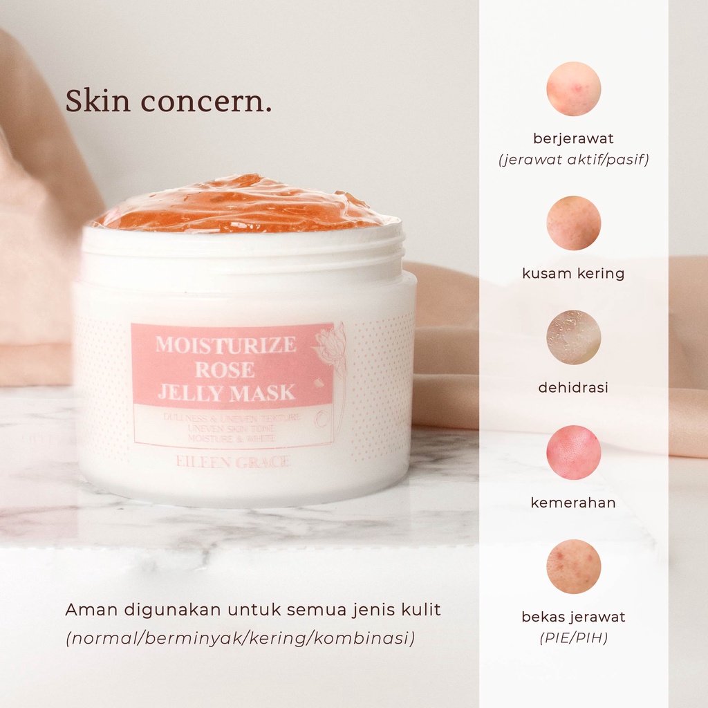 Original Official Eileen Grace Moisturize Rose Jelly Mask or Deep ...