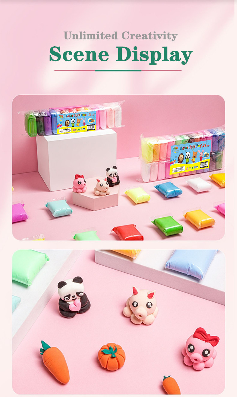 **NextDayDelivery** Non-Toxic Clay Super Light Clay set Air Dry Clay ...