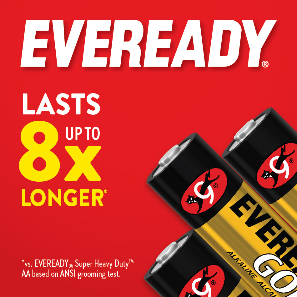 EVEREADY RECHARGEABLE® 4PC Recharge AA | Shopee Malaysia