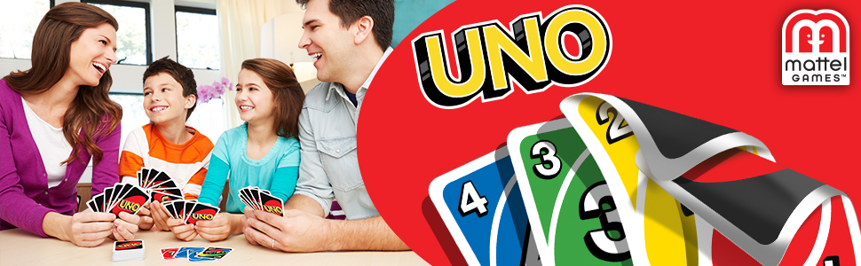 UNO Color & Number Matching Card Game for 2 to 10 Players W2085 ...