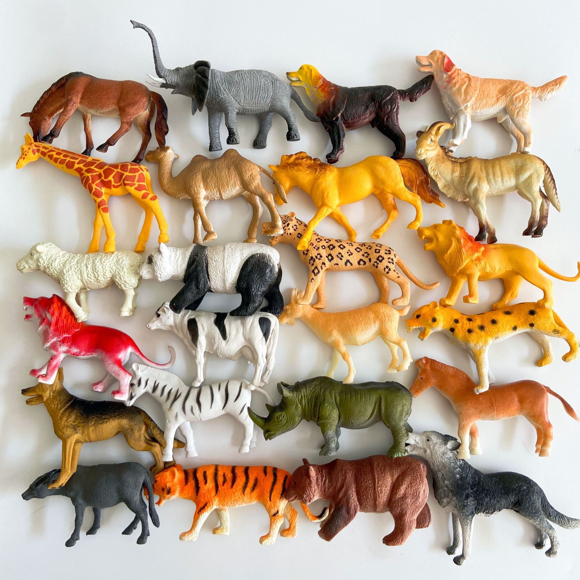 Animal Toys for Kids Big Rubber Kids Educational Toys Learning Toys ...