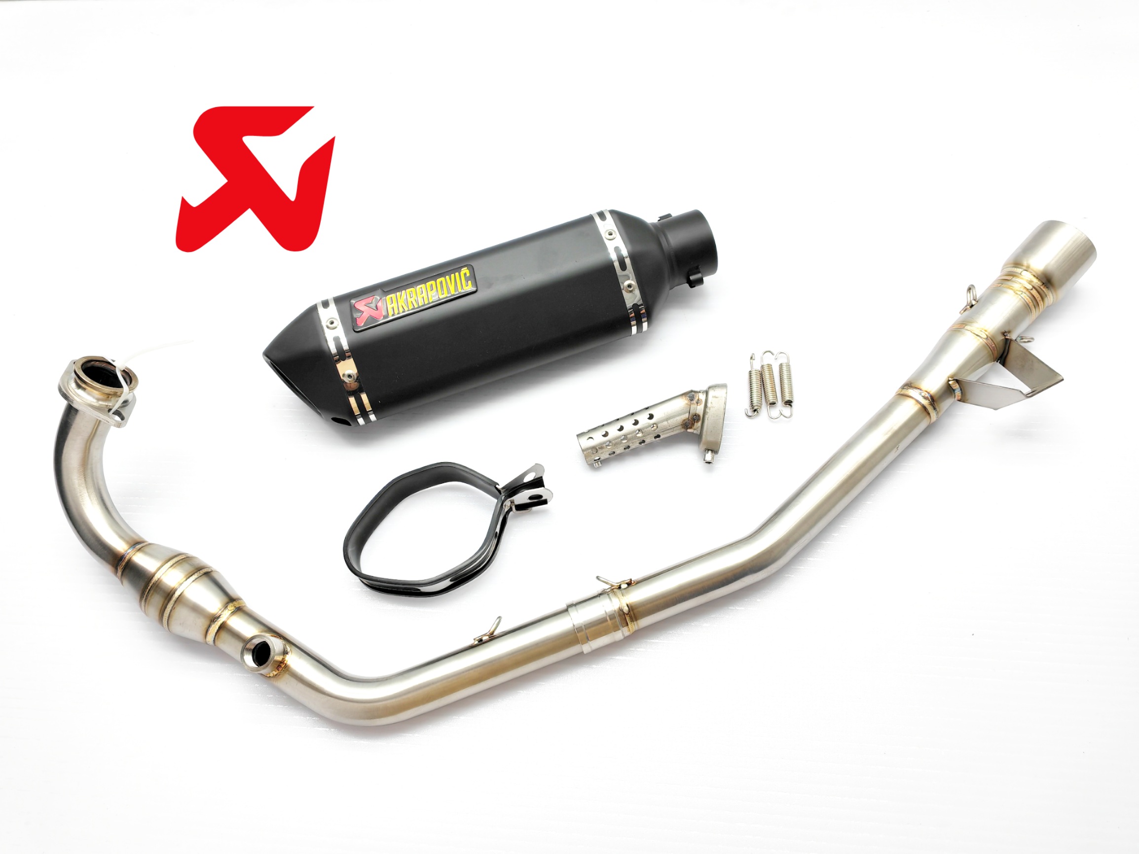 Exhaust Yamaha FZ150 Ekzos Tabung Power Boom MOTOR Muffler Akrapovic ...