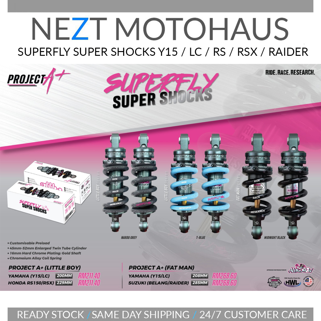 SUPERFLY SHOCK MONOSHOCK SUSPENSION Y15 / Y16 / LC / RS / RSX / RAIDER ...