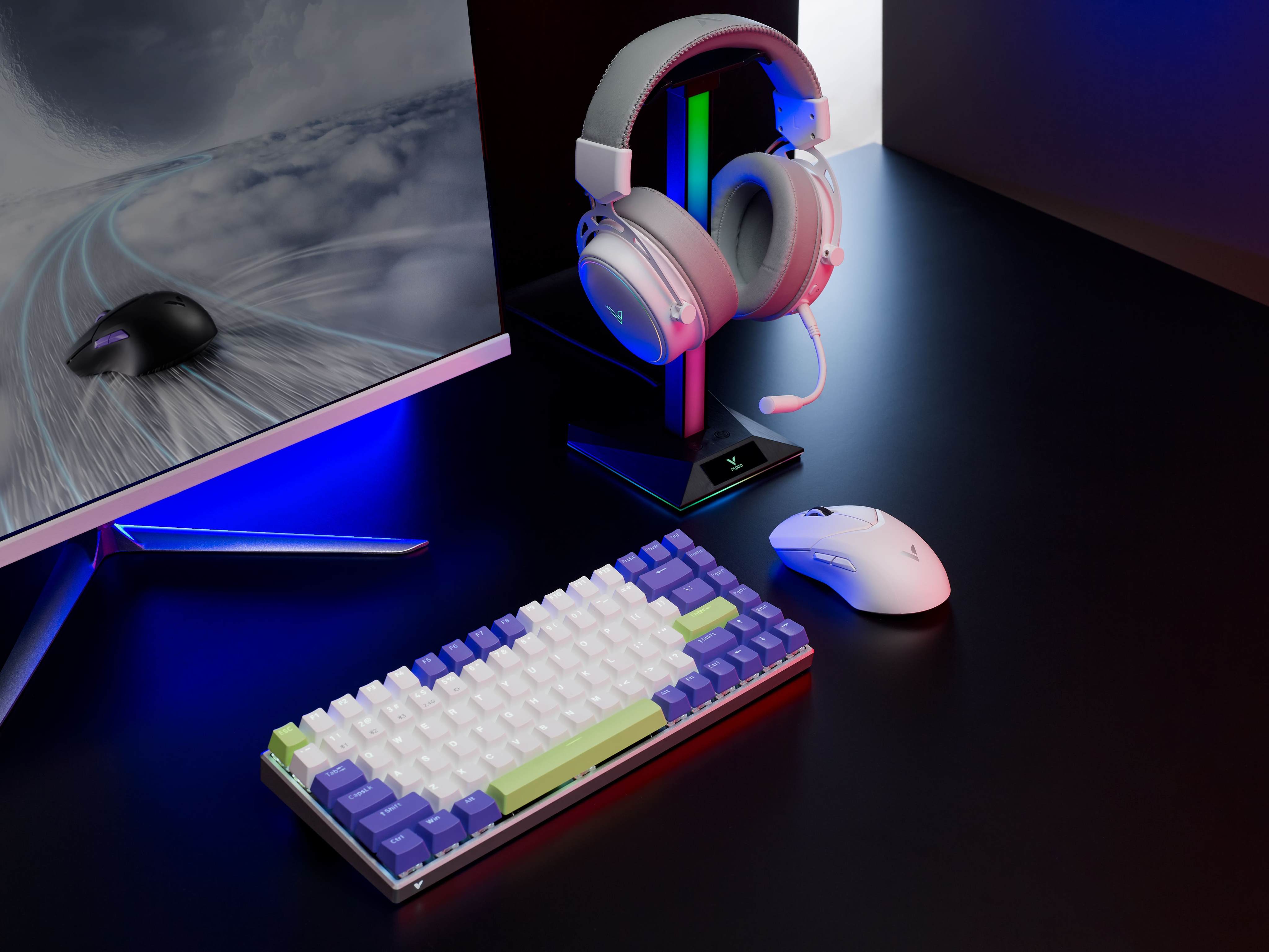 Rapoo VT9 Pro Wireless Gaming Mouse 2.4G Wired 26000 DPI Gamer Wireless ...