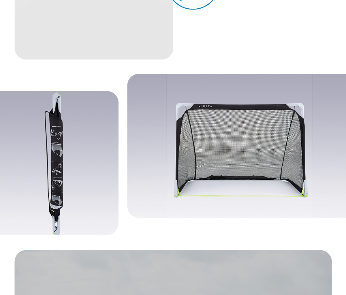 Decathlon Football Goal Kage (Easy Carry) - Kipsta, Easy Assemble, Easy ...