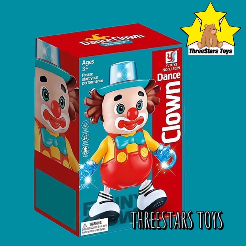 Dance Clown Toys Dance Robot Toys With Sound Function And Lights ...