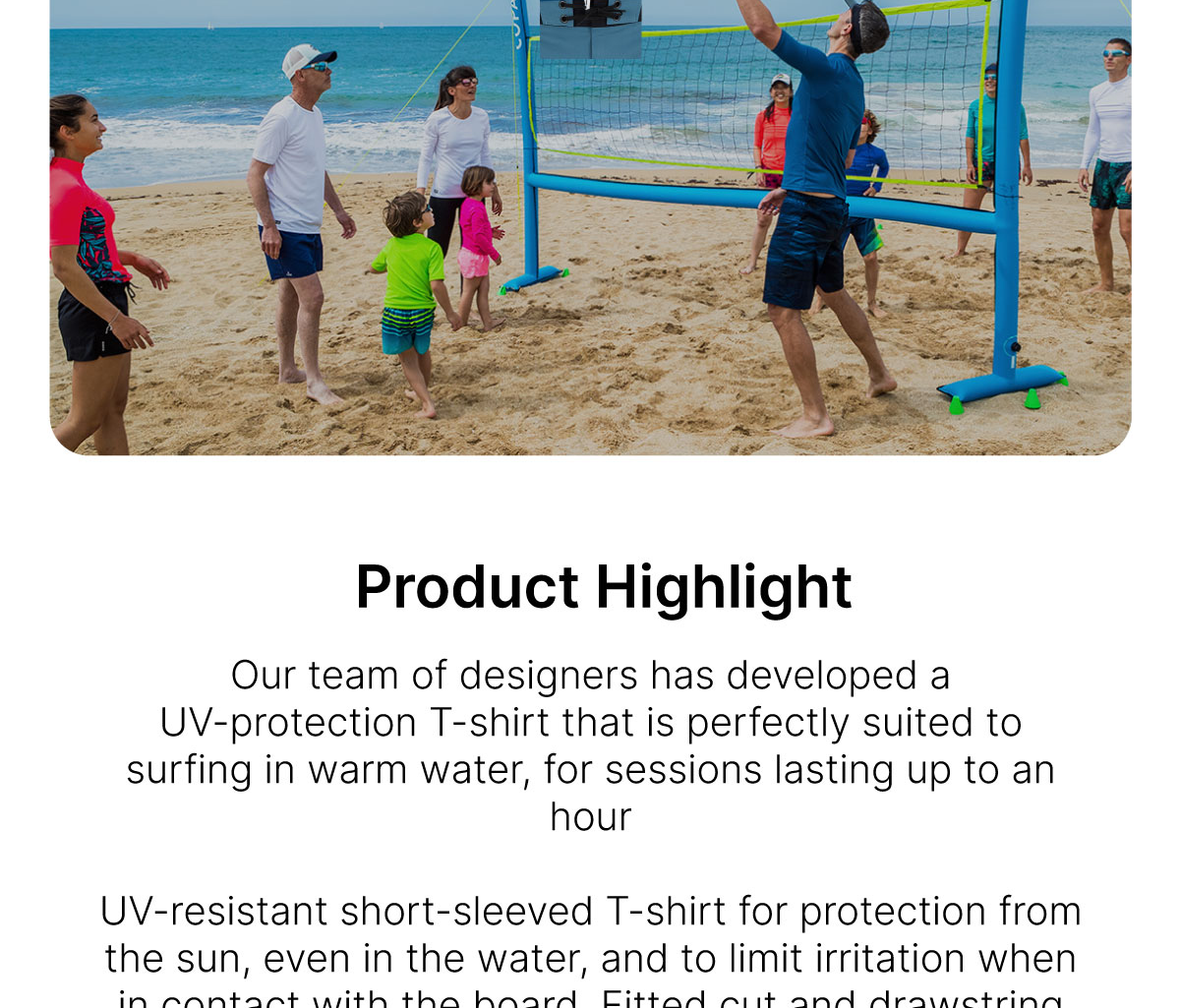 Olaian Decathlon UPF 50+ Men Water Sports Shirt UV Protection Surfing ...