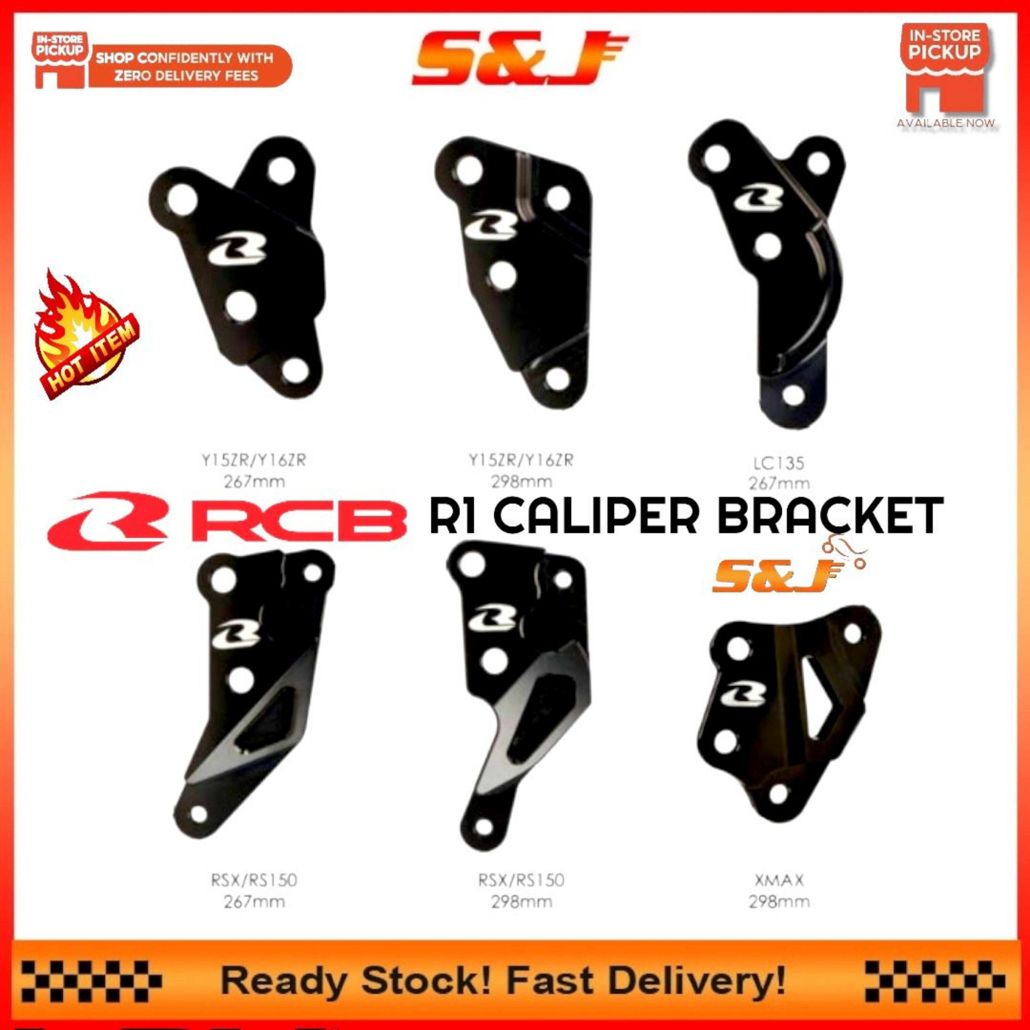 RCB R1 CALIPER BRACKET BLACK Y15 Y16 Y16ZR Y15ZR XMAX 250 RS150 RSX ...
