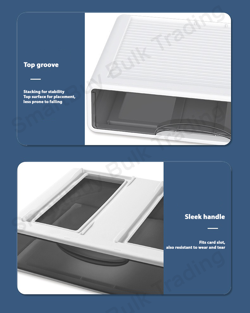 SmartBuy Modular Multi-Layer Stackable Desktop Storage Box Drawer ...