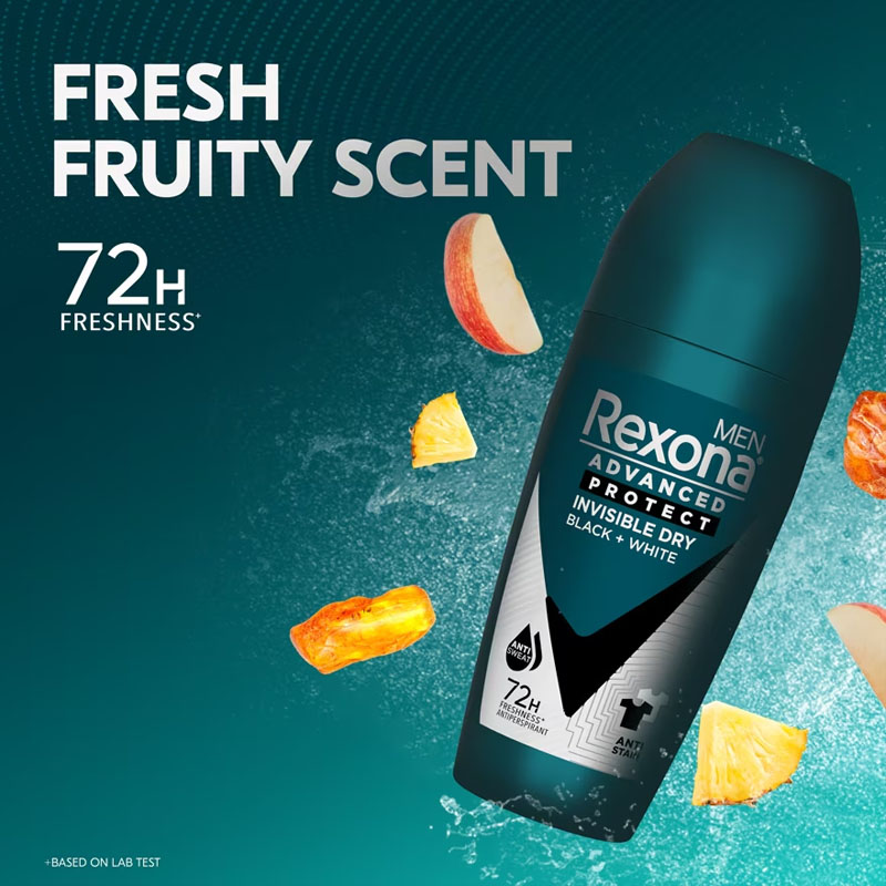 Rexona Men Deodorant Roll On 45ml 72H Anti Perspirant Anti Stain Ice Cool Xtra Cool Ultra ...