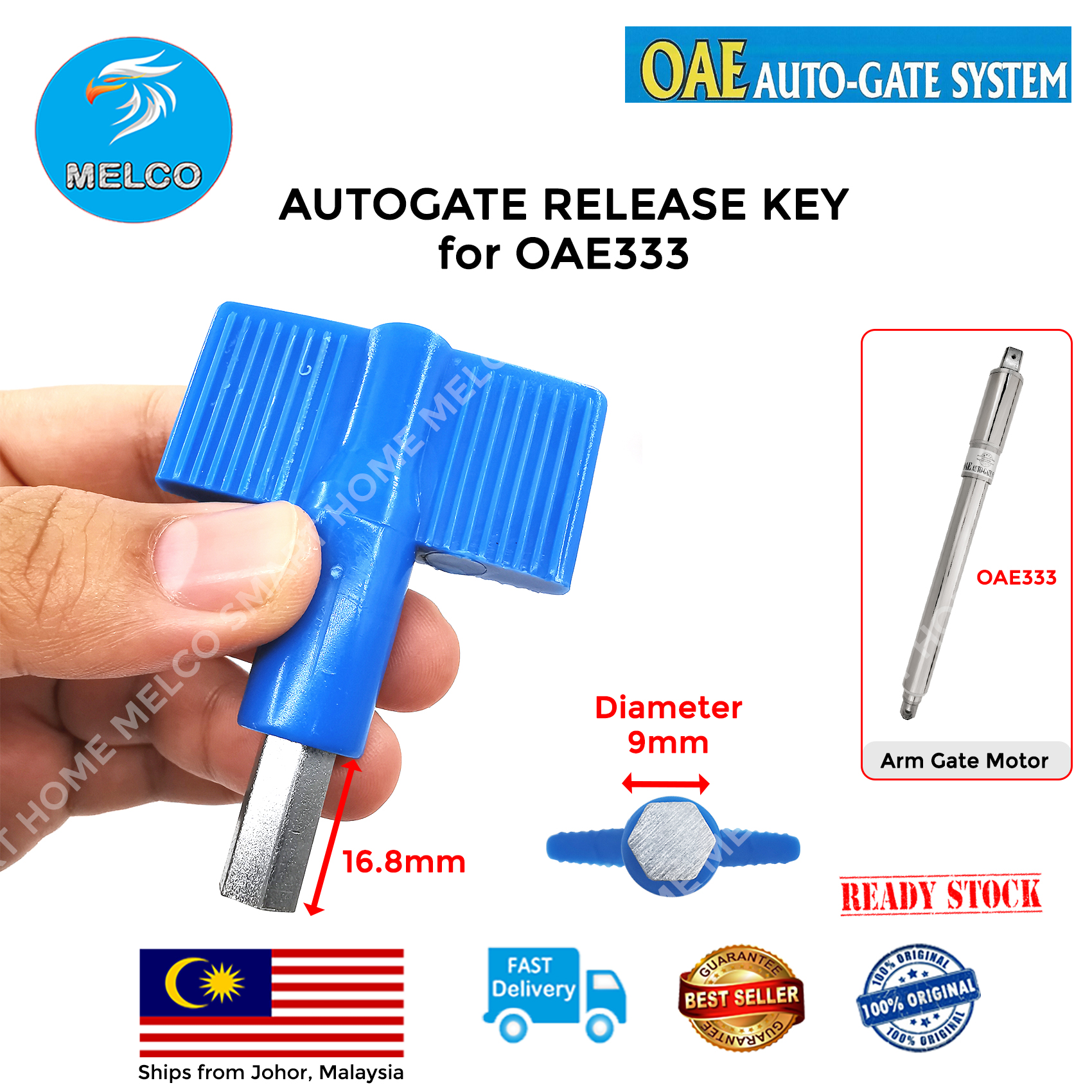 Autogate Motor Release Key Dc Sliding Motor | Shopee Malaysia