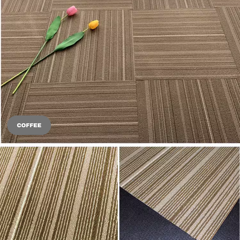 50x50cm hotel bedroom living room carpet office floor mat anti-noise ...