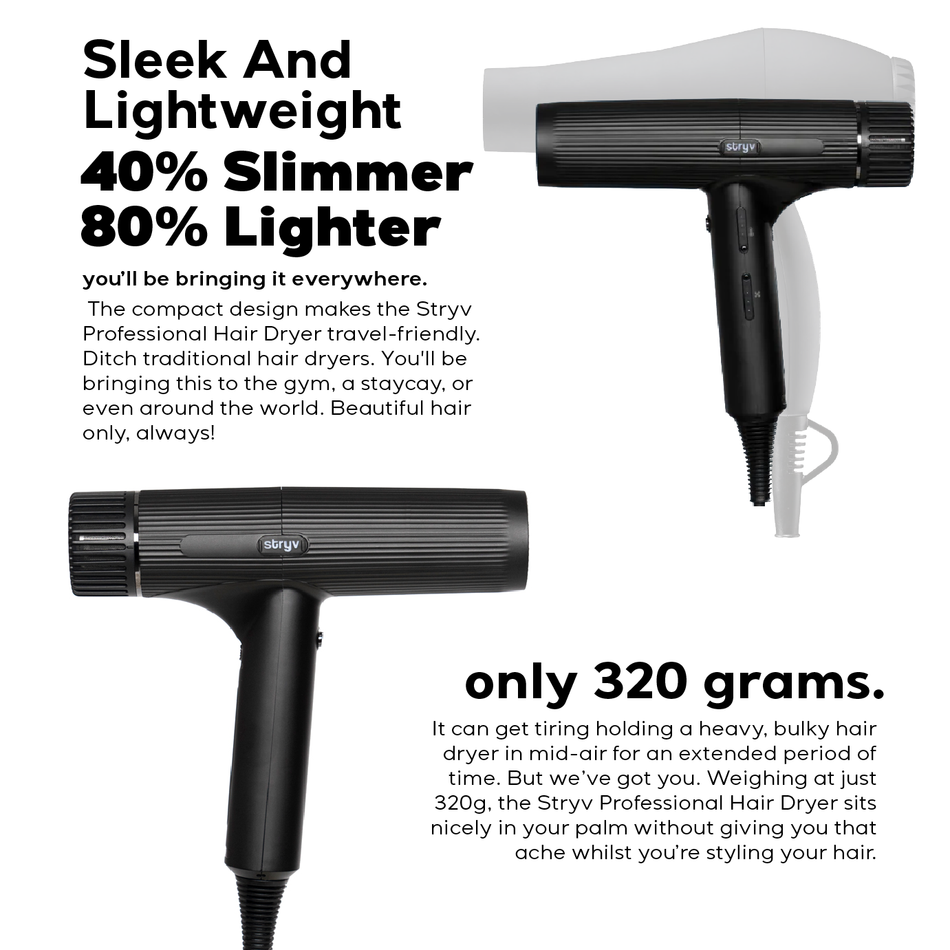 Stryv Professional Lightweight Hair Dryer | Shopee Malaysia Stryv Professional Lightweight Hair Dryer | Shopee Malaysia