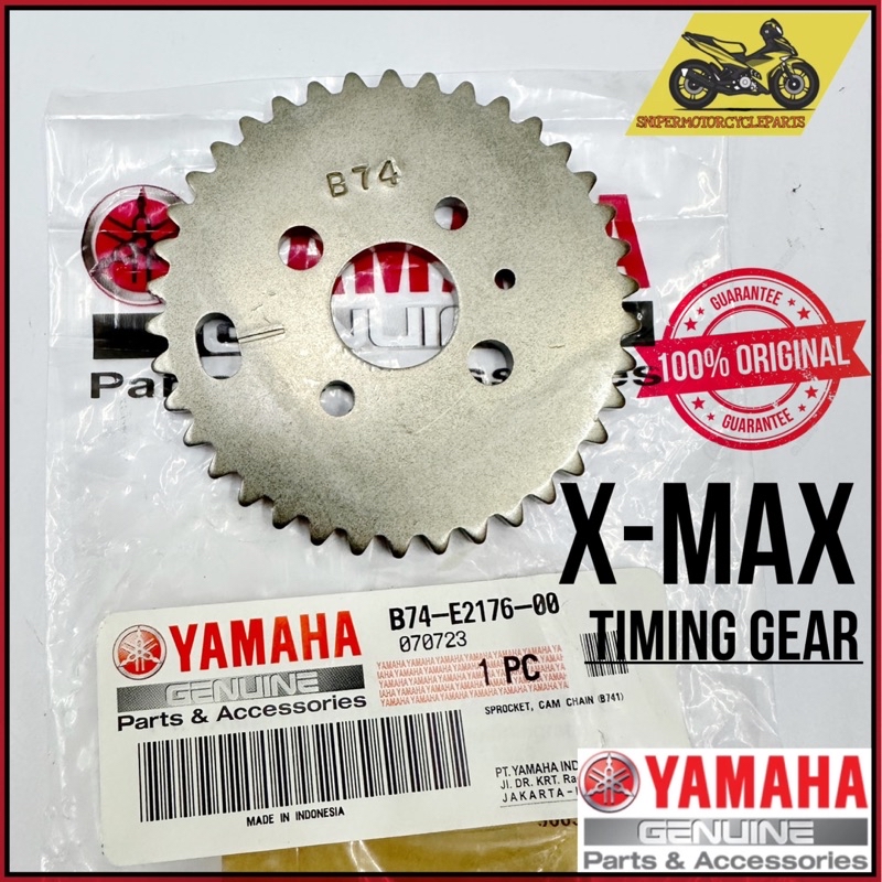 [100% ORI] XMAX X MAX XMAX 250 CAM CHAIN SPROCKET TIMING GEAR B74-E2176 ...