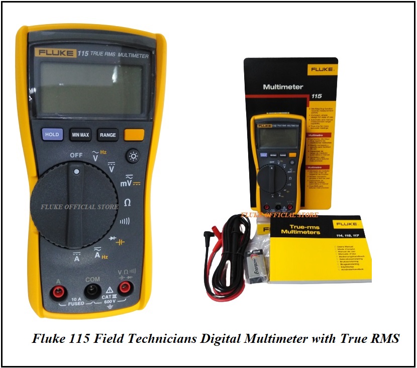 Fluke 115 Field Technicians Digital Multimeter with True RMS | Shopee ...
