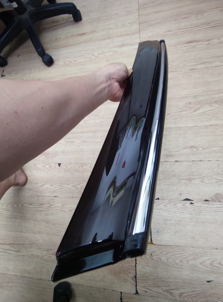 Nissan Navara (D40) 2010 - 2015 Door Visor Chrome Line Injection Air ...