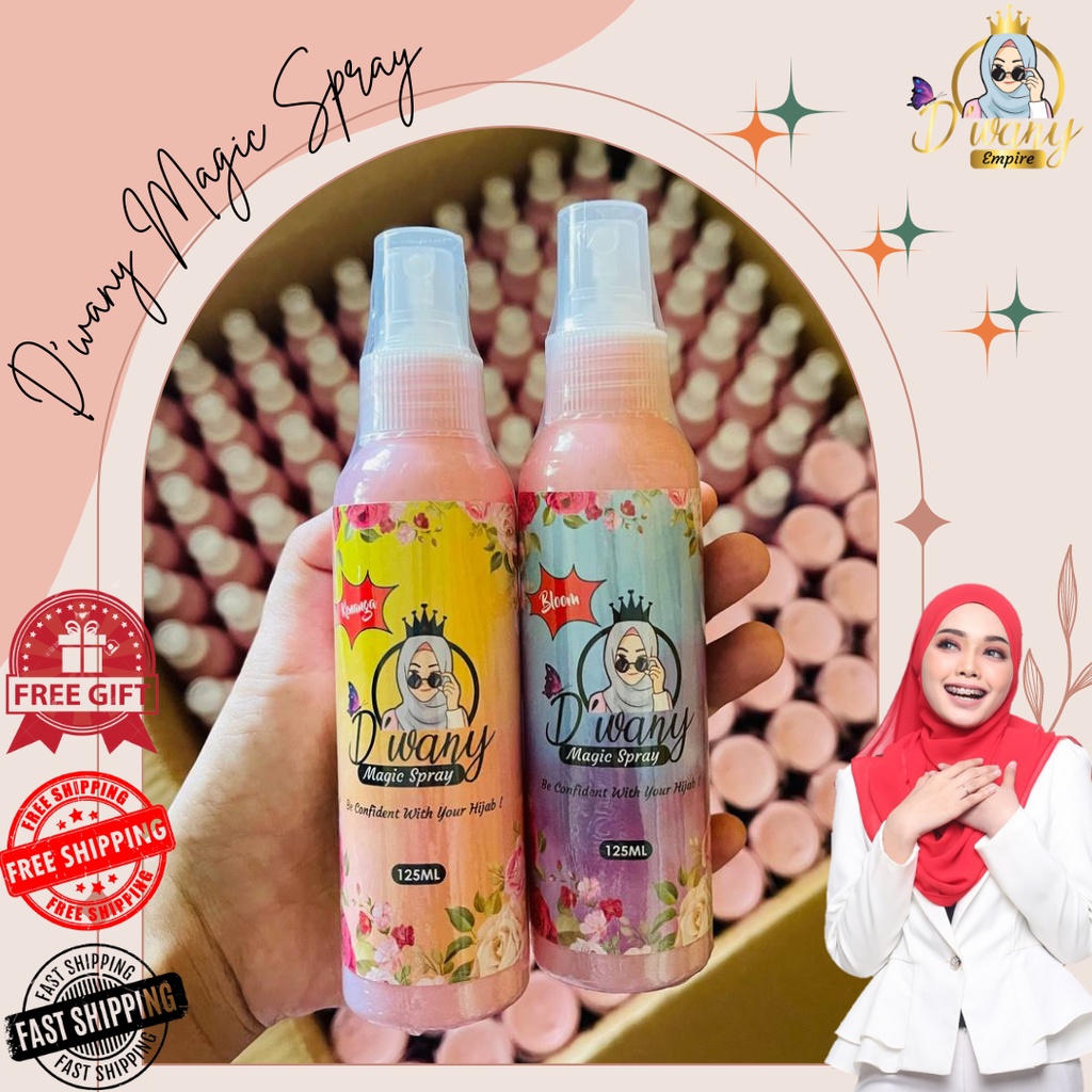 D’WANY Magic Spray- Pengeras Tudung / Hijab Starch Spray Awning Tudung ...