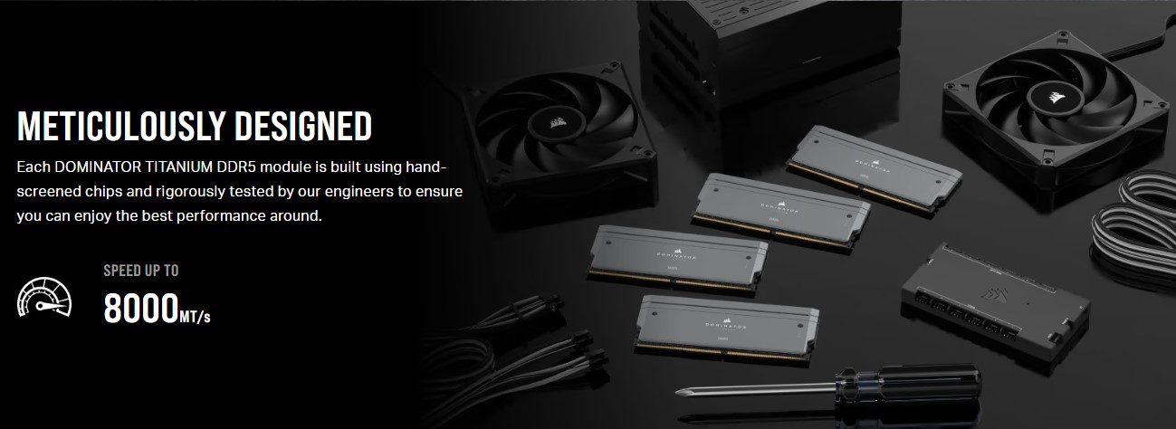 CORSAIR DOMINATOR TITANIUM RGB DDR5 RAM KIT | Shopee Malaysia