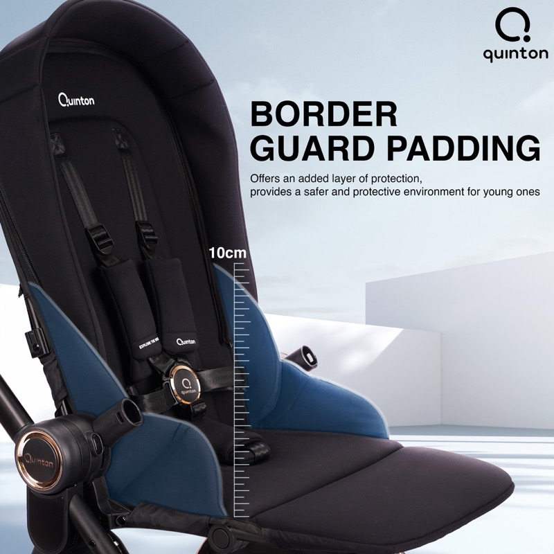 (FREE SHIPPING) Quinton Mova Premium Stroller Reversible 2 Way Facing ...