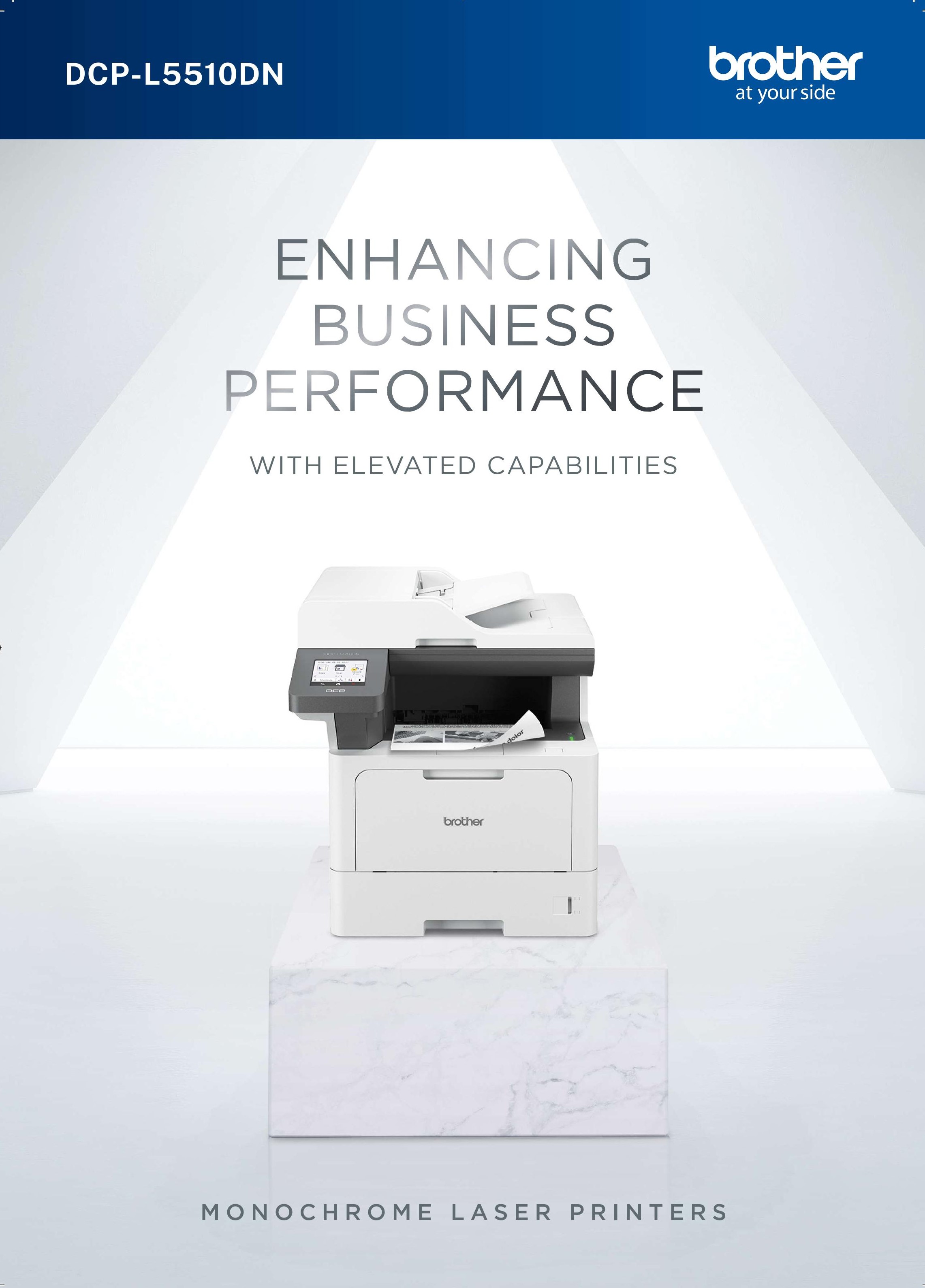 Brother DCP-L5510DN 3-in-1 Multi-Function Centres Mono Laser Printer ...