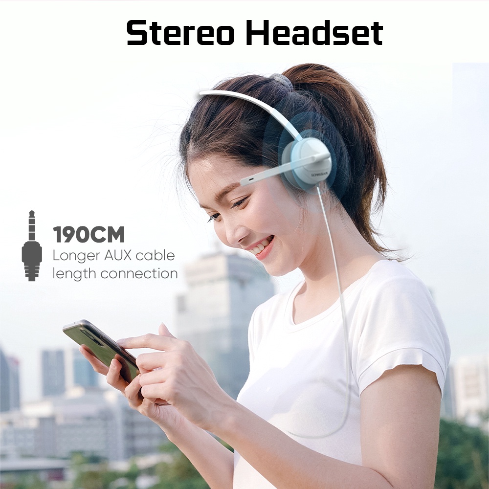 SonicGear Xenon 1 & 3 Series Stereo Wired Headphone with Microphone ...