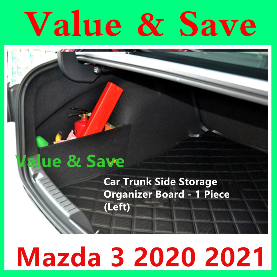 Mazda 3 BP 2019 - 2025 SEDAN ONLY Rear Boot Side Storage Board 2pc ...