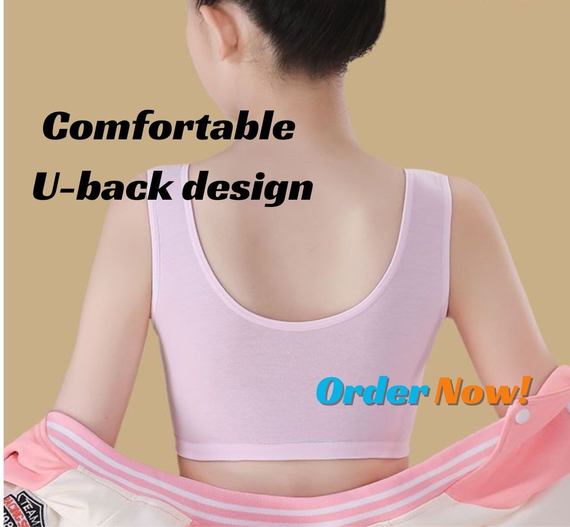 Double Layers Bra Budak Perempuan Adolescents Bra Kids Bra Baju Dalam ...