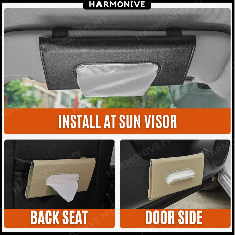 PROTON X90 S70 X50 X70 Sun Visor Tissue Box Holder Kotak Kertas Tisu ...