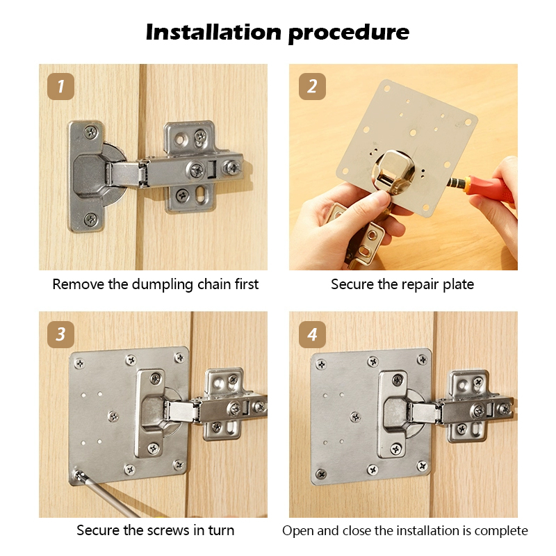 🔥 Stainless Steel Kitchen Wardrobe Cabinet Chipboard Door Hinge Repair ...