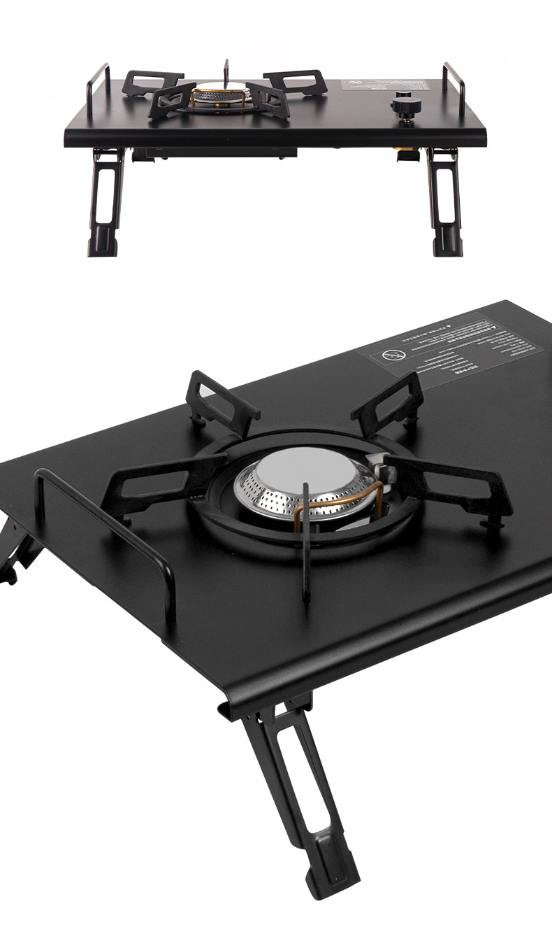 IGT Stove Matt Black I Khaki 4000W Stainless Steel Copper Camping Outdoor Cooking Portable Gas ...